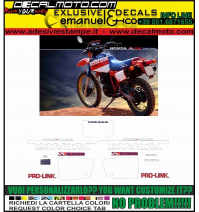 XL 600 R 1984 PARIS DAKAR