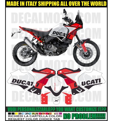 KIT STICKERS DESERT X RALLY STANDARD VERSION