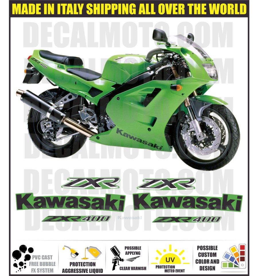 KIT STICKERS ZXR 400 1999